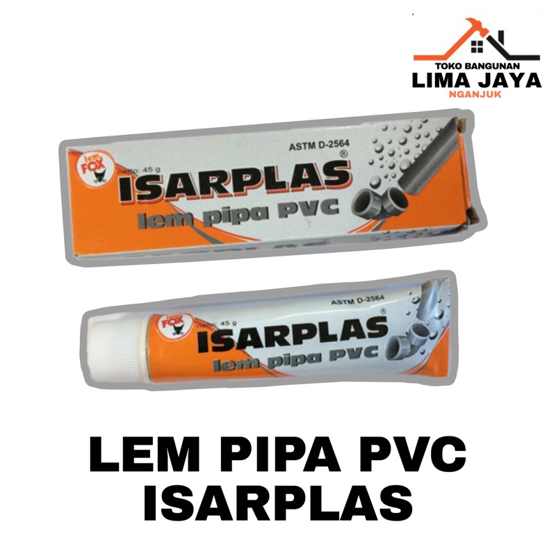 Jual lem pipa paralon / pvc ISARPLAS 45g | Shopee Indonesia