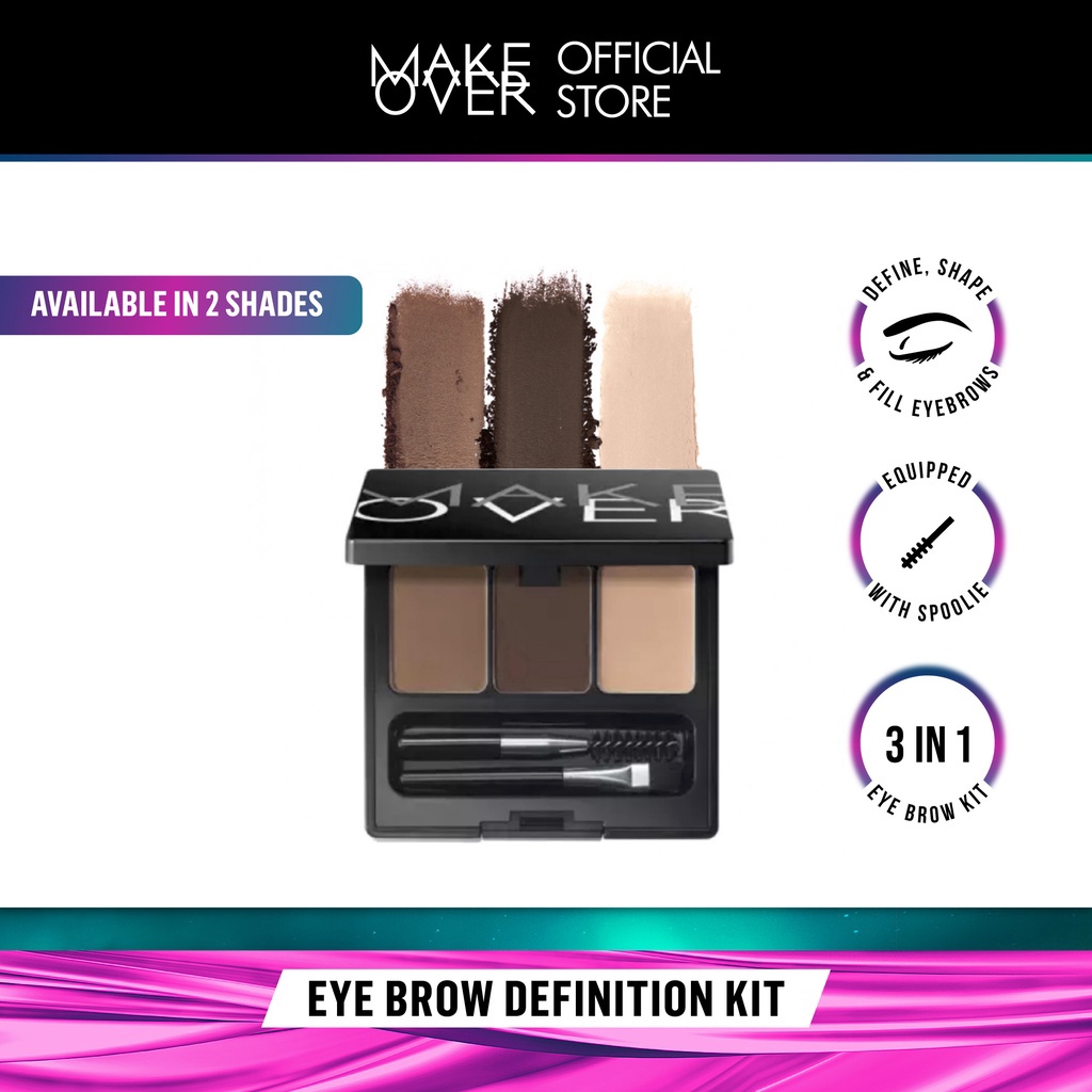 Jual Original MAKE OVER Eye Brow Definition Kit 6.9 g - Eye Brow ...