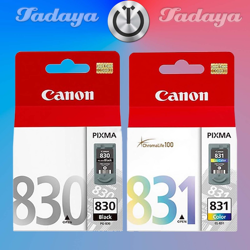 Jual Cartridge PG 830 Black / CL 831 Colour Catridge Original Tinta ...