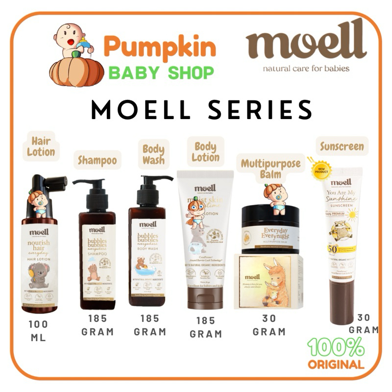 Jual MOELL Hair lotion/ Moell body lotion / MOELL Body wash | Shopee ...