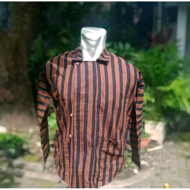 Jual COD! BAJU SURJAN LURIK JAWA PRIA DEWASA//BAJU ADAT JAWA TRADISIONAL | Shopee Indonesia