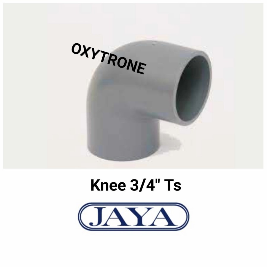 Jual Knee / Elbow / Keni / L Pipa PVC 3/4" TS JAYA | Shopee Indonesia