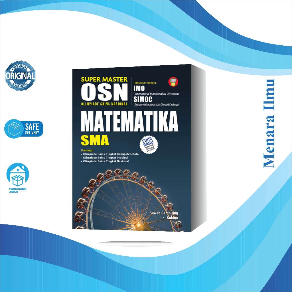Jual BUKU SUPER MASTER OSN (OLIMPIADE SAINS NASIONAL) MATEMATIKA SMA | Shopee Indonesia