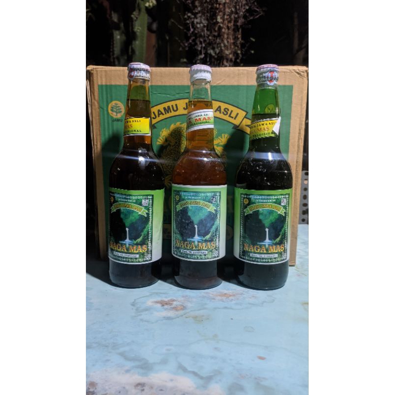 Jual Jamu Jawa asli cap naga mas asam urat manis paket 3botol @600ml ...