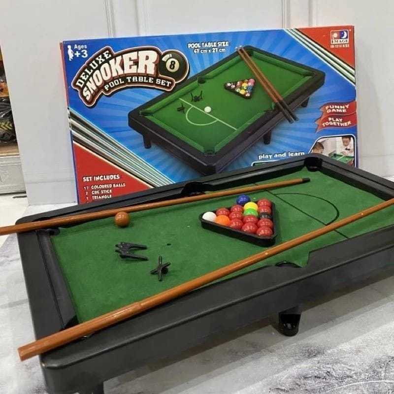 Jual Mainan Anak billiard game JUMBO BESAR deluxe snooker pool table ...