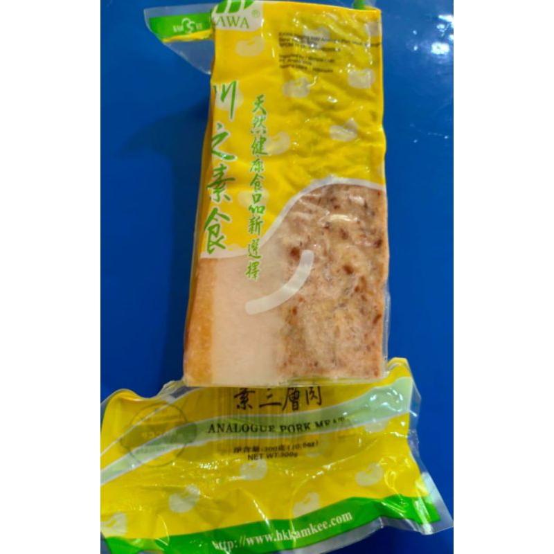 Jual PORK MEAT BABI ANALOG SAMCAN VEGETARIAN MEREK SOOJA FOOD | Shopee ...