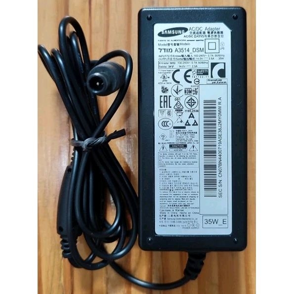 Jual 14V~2,5A Adaptor TV Samsung Original | Shopee Indonesia