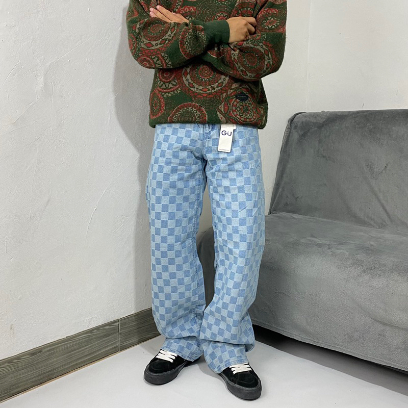 Jual UNIQLO GU Y2K BAGGY JEANS | Shopee Indonesia