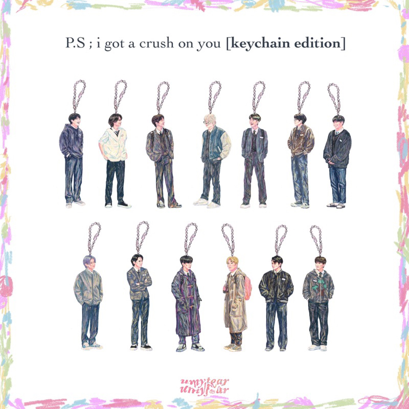 Jual P.S i got a crush on you, - keychain | Shopee Indonesia