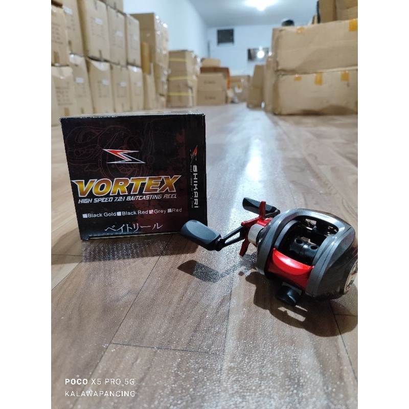 Jual Reel Bc Murah Shikari Vortex (Handle kiri) | Shopee Indonesia
