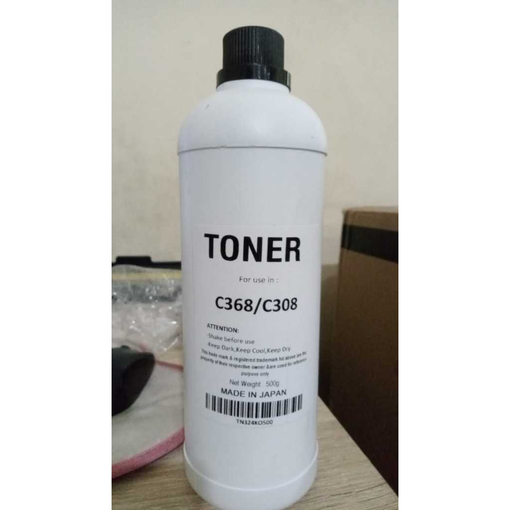 Jual Toner Refill Konica Minolta Bizhub C368/308 CMYK 500 Grams ...