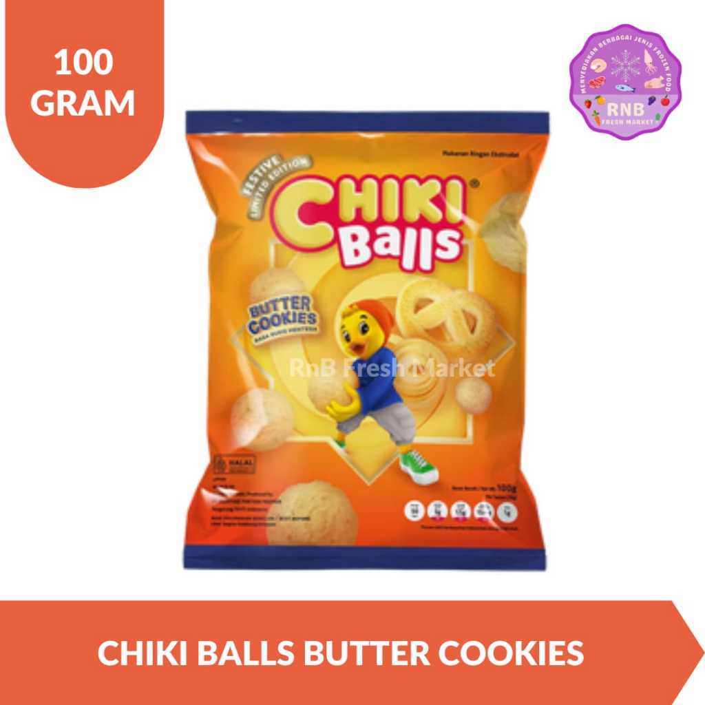 Jual Chiki Balls Butter Cookies Netto 100 Gram | Shopee Indonesia