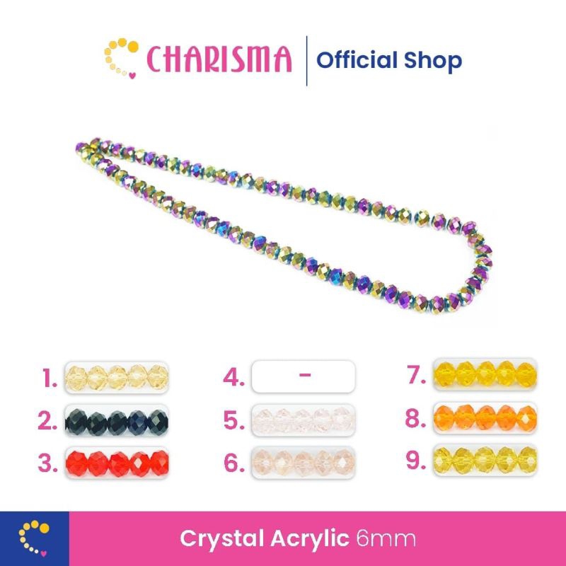 Jual Charisma Crystal Acrylic - Crystal Ceko / Kristal Akrilik | Shopee Indonesia