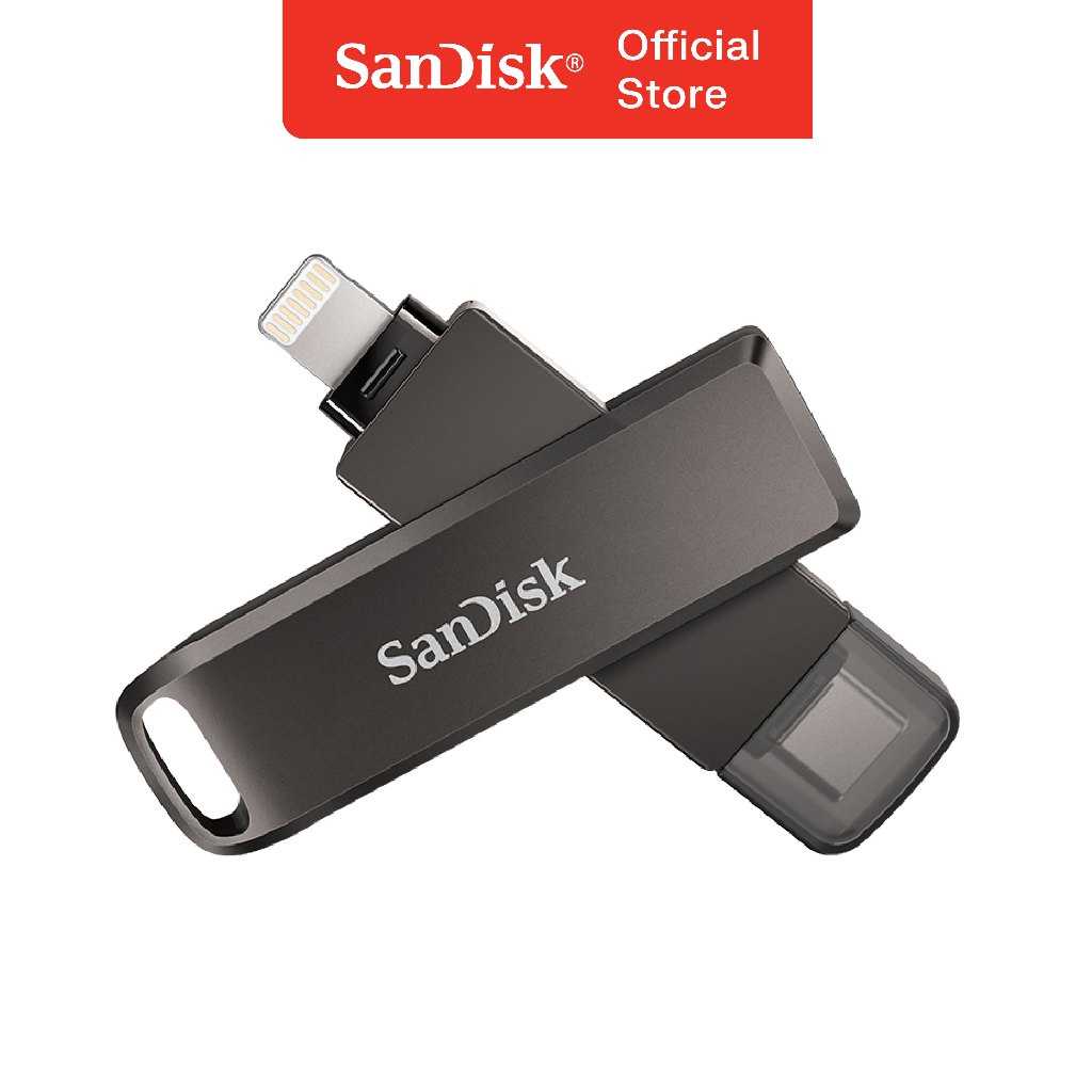 Jual Flashdisk OTG Type-C & OTG Lightning 128GB SanDisk iXpand Luxe ...