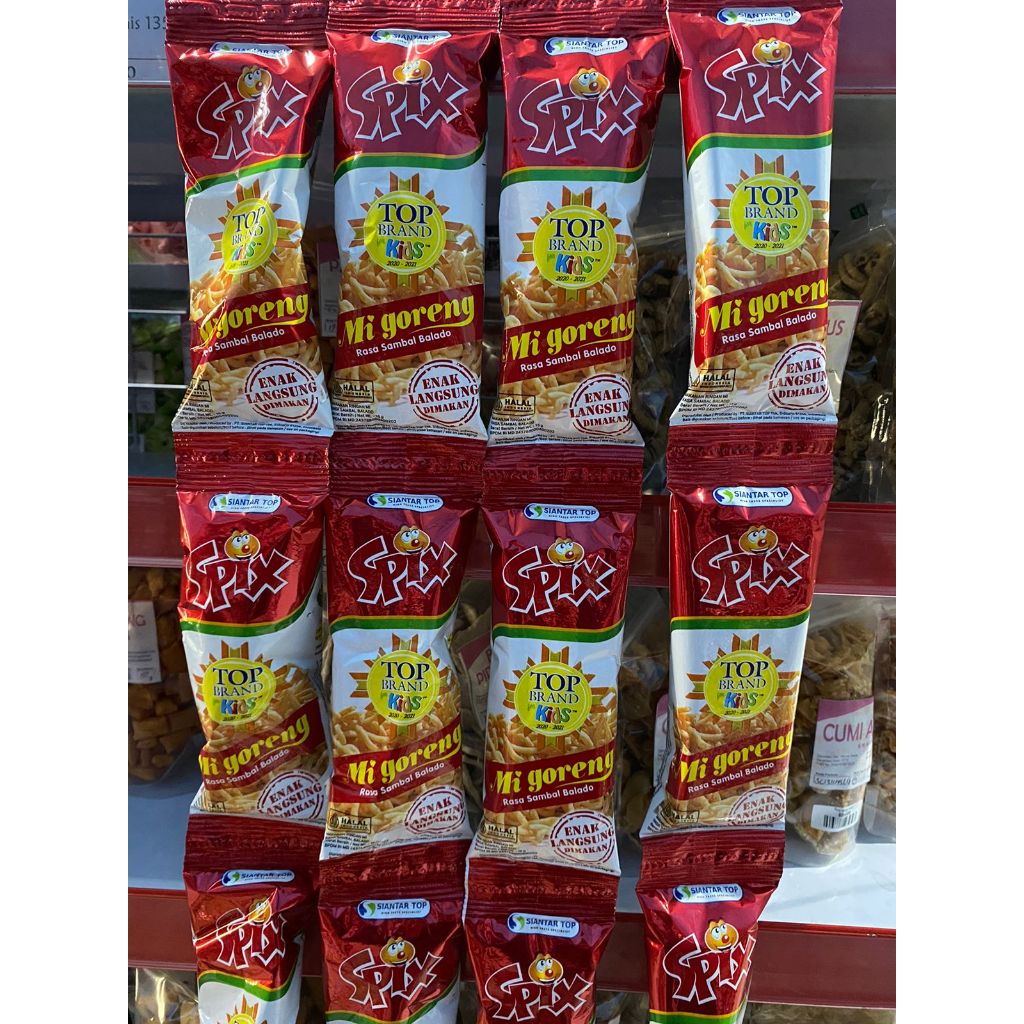 Jual Spix Mie | Mie Goreng Rasa Sambal Balado 15g | Makanan Ringan ...