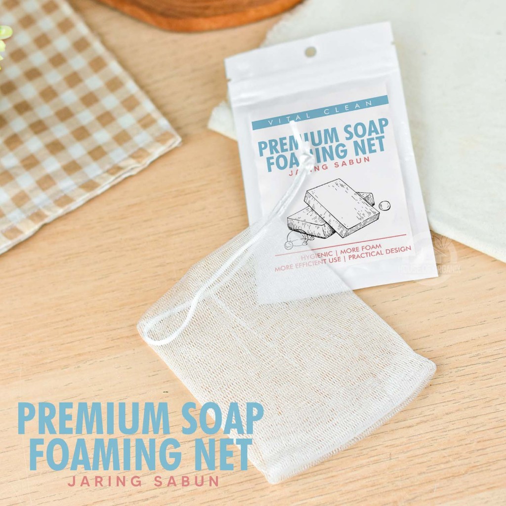 Jual Vital Clean Premium Soap Foaming Net ( Jaring Sabun ) | Shopee ...