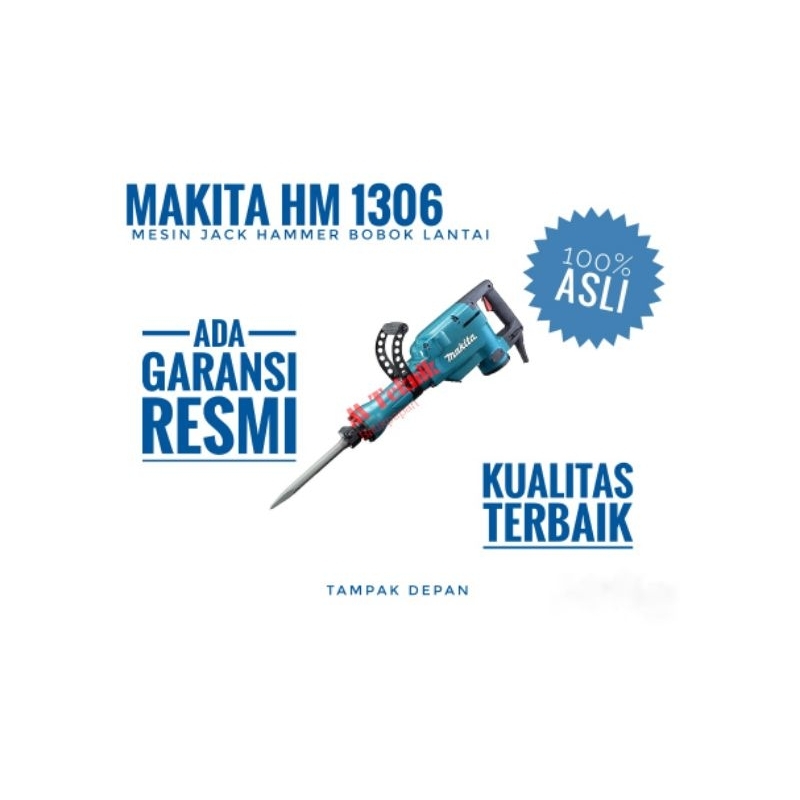 Jual Mesin bor Bobok Makita HM 1306 Jack Hammer lantai aspal beton cor concrete demolition ...