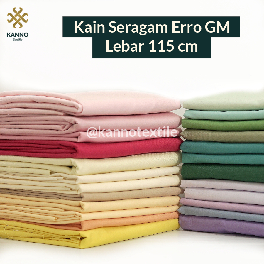 Jual KAIN POLOS FURING KATUN ERRO HERO ARROW GOLDEN MELLA B PUTIH/MERAH ...