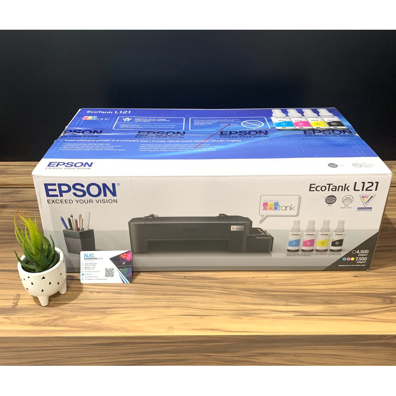 Jual PRINTER EPSON L121 PRINT ONLY INK TANK INCLUDE 4 WARNA TINTA ...