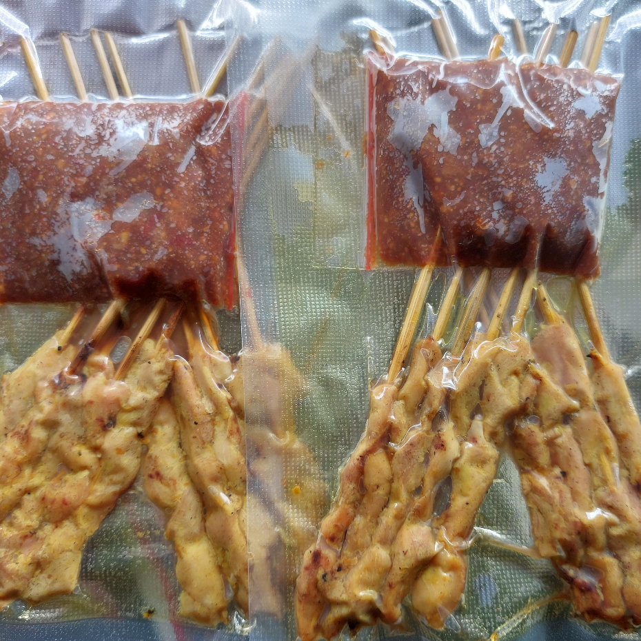 Jual SATE AYAM MADURA FROZEN ISI 10 TUSUK DENGAN BUMBU KACANG HALAL ...