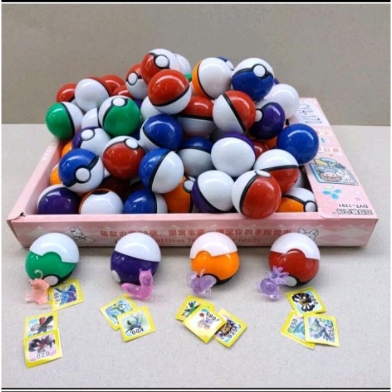 Jual 10 PCS POKEBALL/ BOLA POKEMON BERHADIAN | Shopee Indonesia