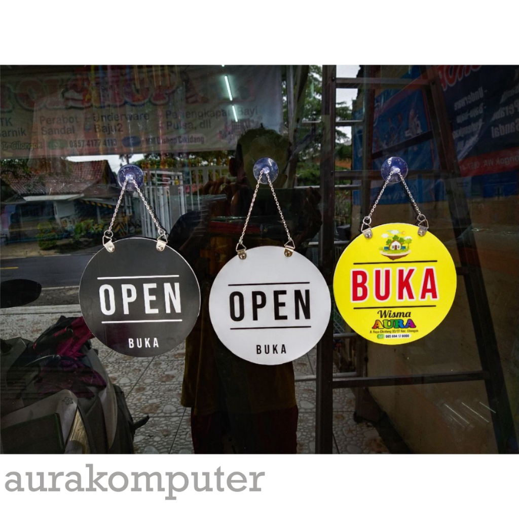 Jual Akrilik Open Closed,Acrylic Signage Open Closed ,Open CLosed Model ...
