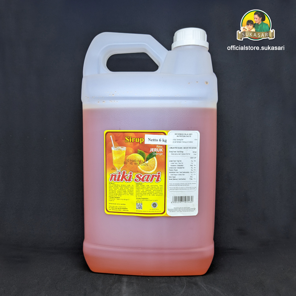Jual Sirup Nikisari Jerigen 6 Kg - Sirup rasa buah | Shopee Indonesia