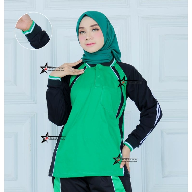Jual Baju Olahraga Lengan Panjang / Atasan Baju Olahraga / Kaos Wangky Seragam Olahraga Wanita ...