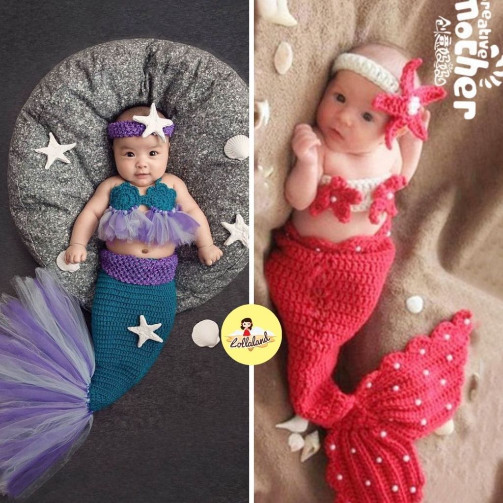 Jual Baju Mermaid Kostum Foto Bayi Fantasy Mermaid | Shopee Indonesia