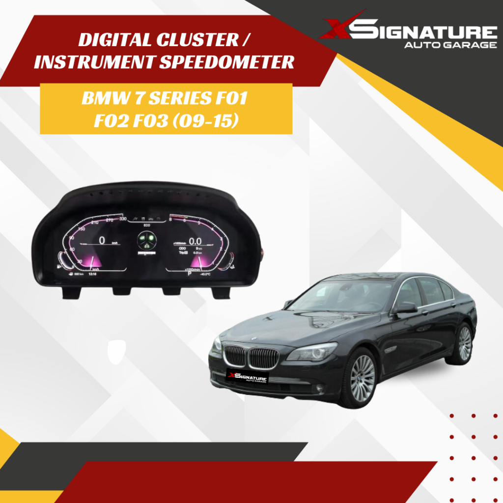 Jual DIGITAL CLUSTER SPEEDOMETER BMW 7 SERIES F01 F02 F03 G SERIES STYLE | Shopee Indonesia