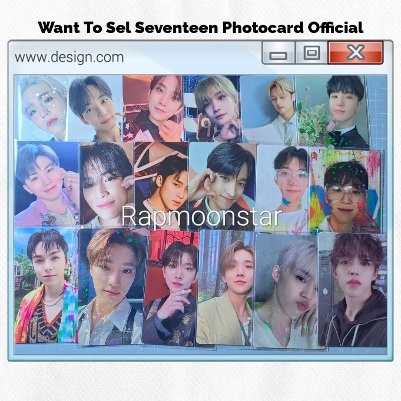 Jual [Baca Deskripsi] Photocard Seventeen Official murah part 2 (Scoups, Jeonghan, Joshua, Jun ...