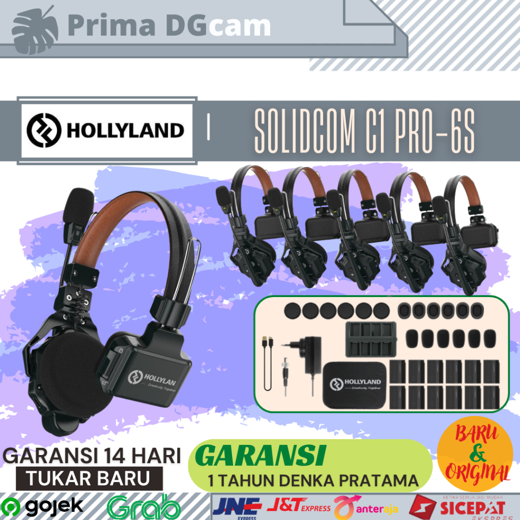 Jual Hollyland Solidcom C1 Pro-6S Full-Duplex ENC Wireless Intercom System | Shopee Indonesia