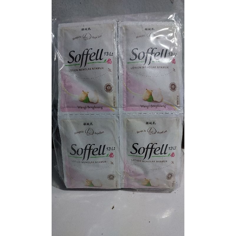 Jual SOFFEL BENGKOANG LOTION ANTI NYAMUK SACHET ISI 1 BAL|6LUSIN ...