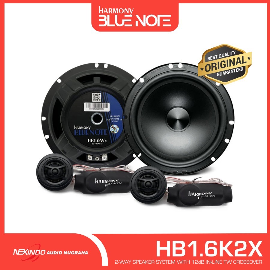 Jual Speaker split Harmony HB1.6K2X 2-Way Speaker System by zapco ...
