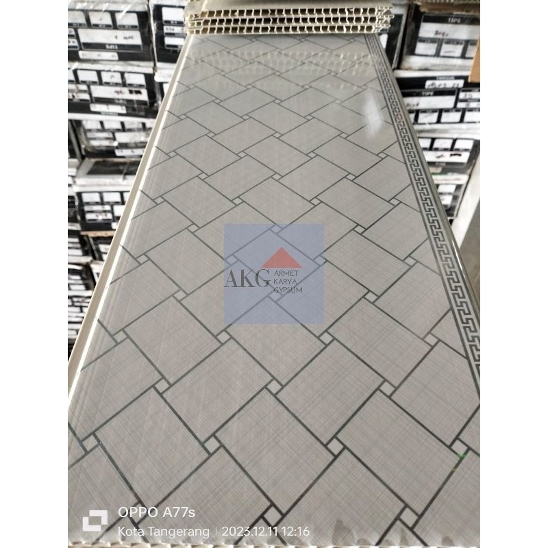 Jual Plafon PVC / Plavon PVC genius ketebalan 8mm (GN 2046) (harga ...