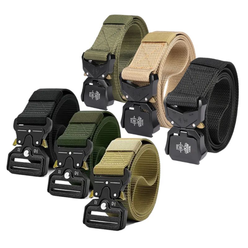 Jual Ikat Pinggang Pria Kopel Tactical Military Gesper Outdoor Sabuk ...