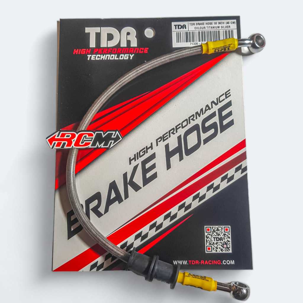 Jual SELANG SLANG HOSE BRAKE REM TDR BLACK HITAM KARBON CARBON TITANIUM ...