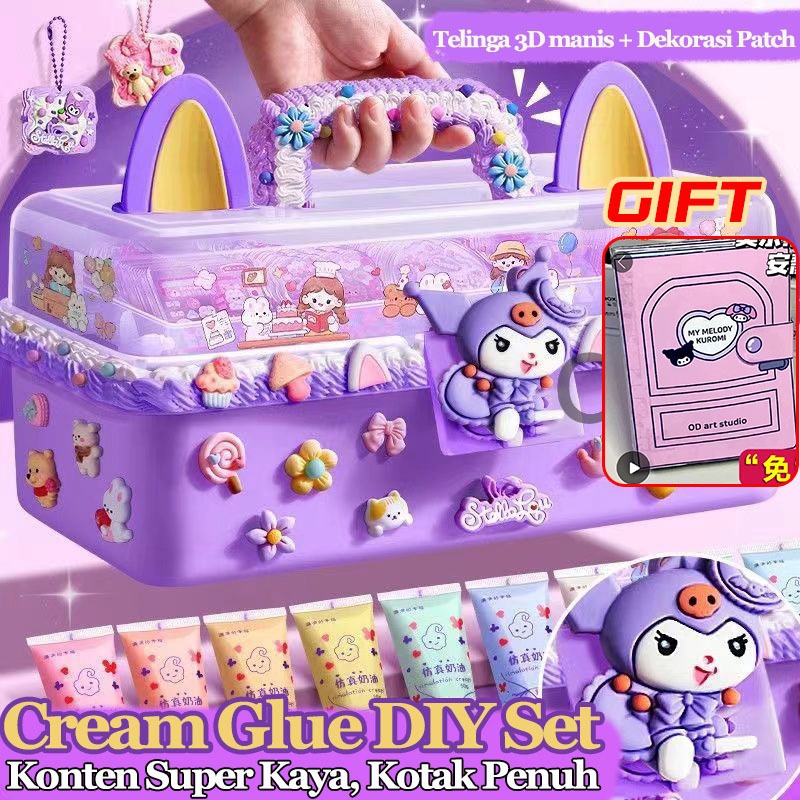 Jual ⚡ Ready Stock⚡DIY Deco Cream Glue Guka Sticker Deluxe DIY Cream ...
