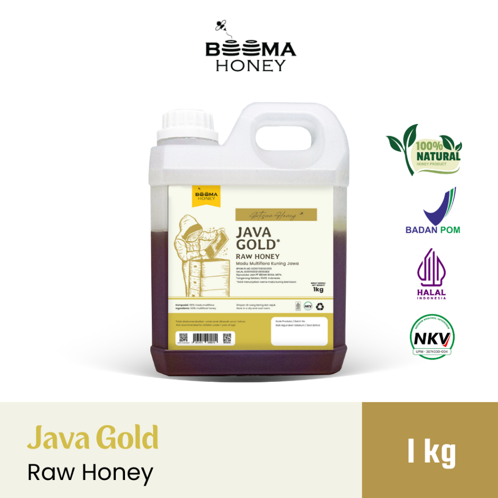 Jual Beema Honey - Multifloral Raw Honey (Java Gold) | Shopee Indonesia