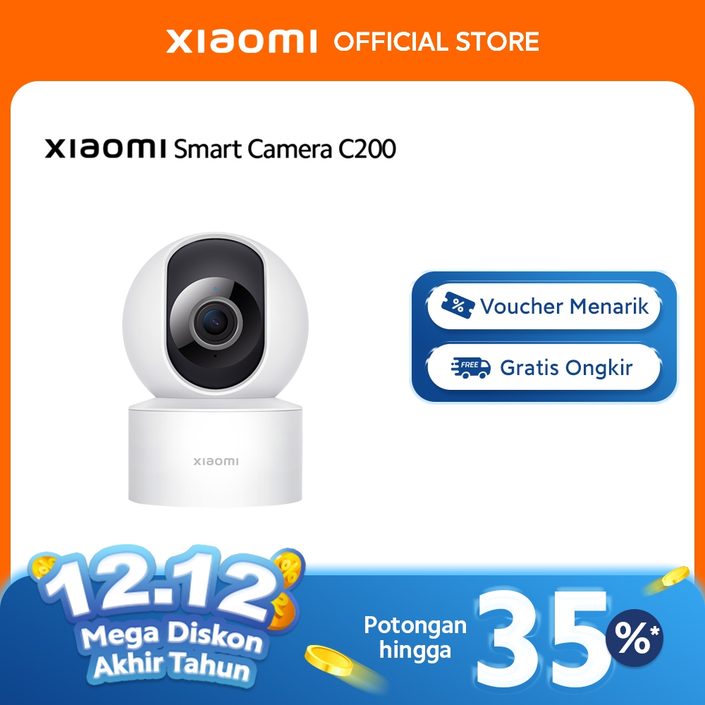 Jual Xiaomi Official Smart Camera C200 Resolusi Tinggi 1080p Rotasi 360 ...