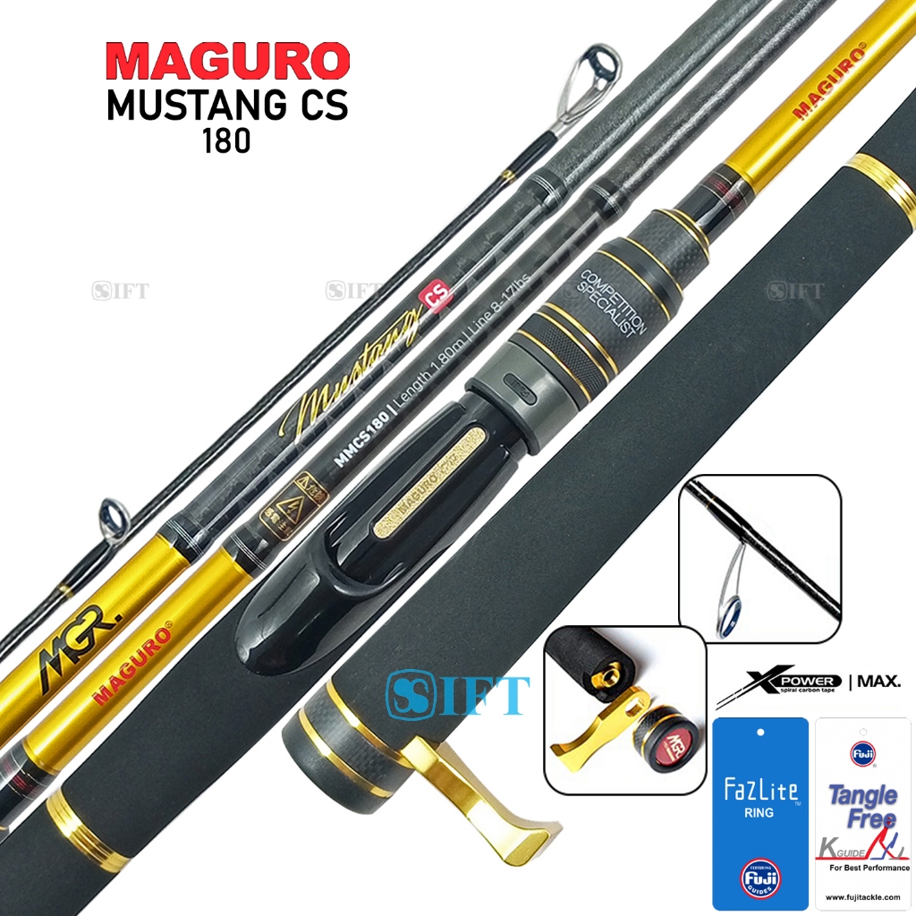 Jual Joran MAGURO MUSTANG CS | Blank X Power Max | Fuji Fazlite + Seat | Competition Specialist ...