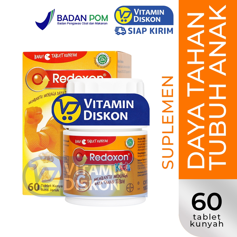 Jual REDOXON KIDS VIT C 200MG 60 TAB | Shopee Indonesia