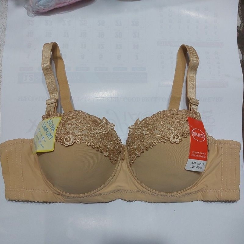 Jual PIAOLI 88138|Bra Renda Busa Pakai Kawat CUP B kait 3/BH kop Besar ...