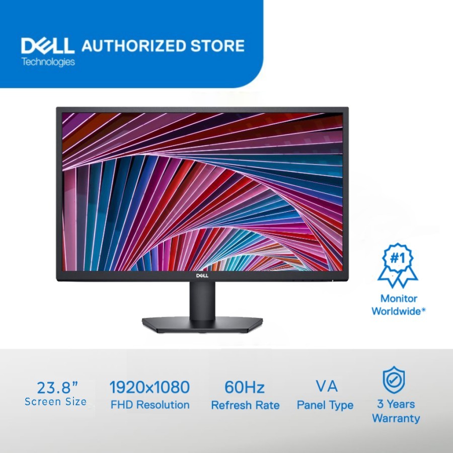Jual Dell Monitor LED 24 inch SE2422H Garansi Resmi 3 Tahun | Shopee ...