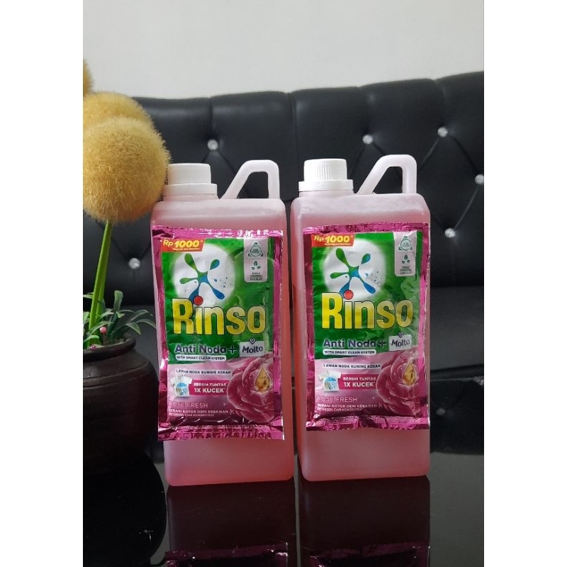 Jual RINSO LIQUID 1000ML deterjen cair 1 liter (repack) | Shopee Indonesia