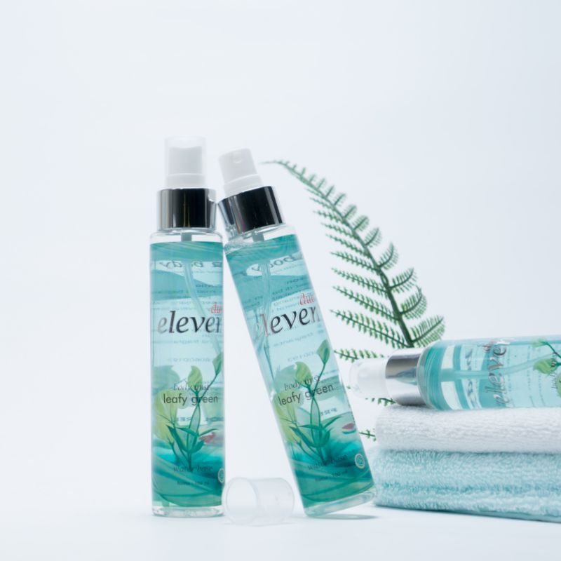 Jual Body mist Hijau 100ml Non alkohol - Duo eleven Leafy green - Body ...