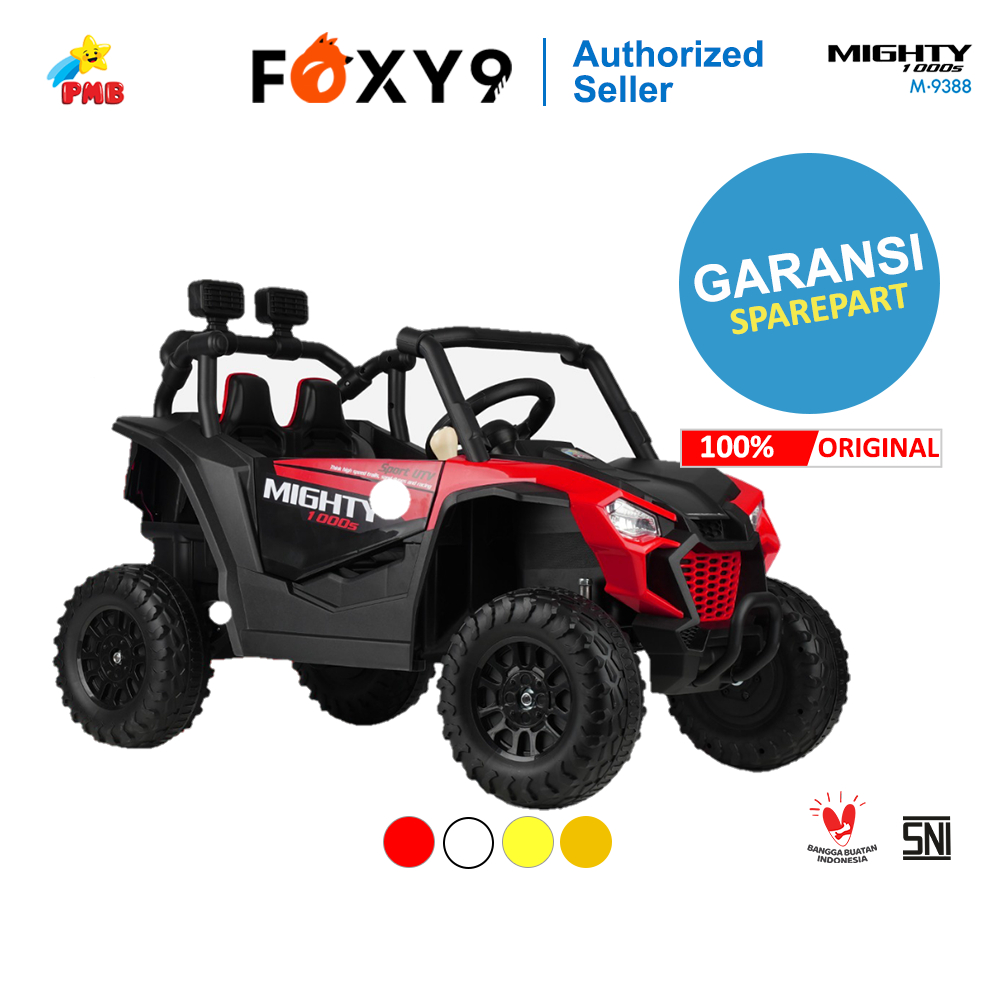 Jual Mainan Mobil Aki Anak Besar MIGHTY ROVER OFFROAD M9388 | Shopee ...