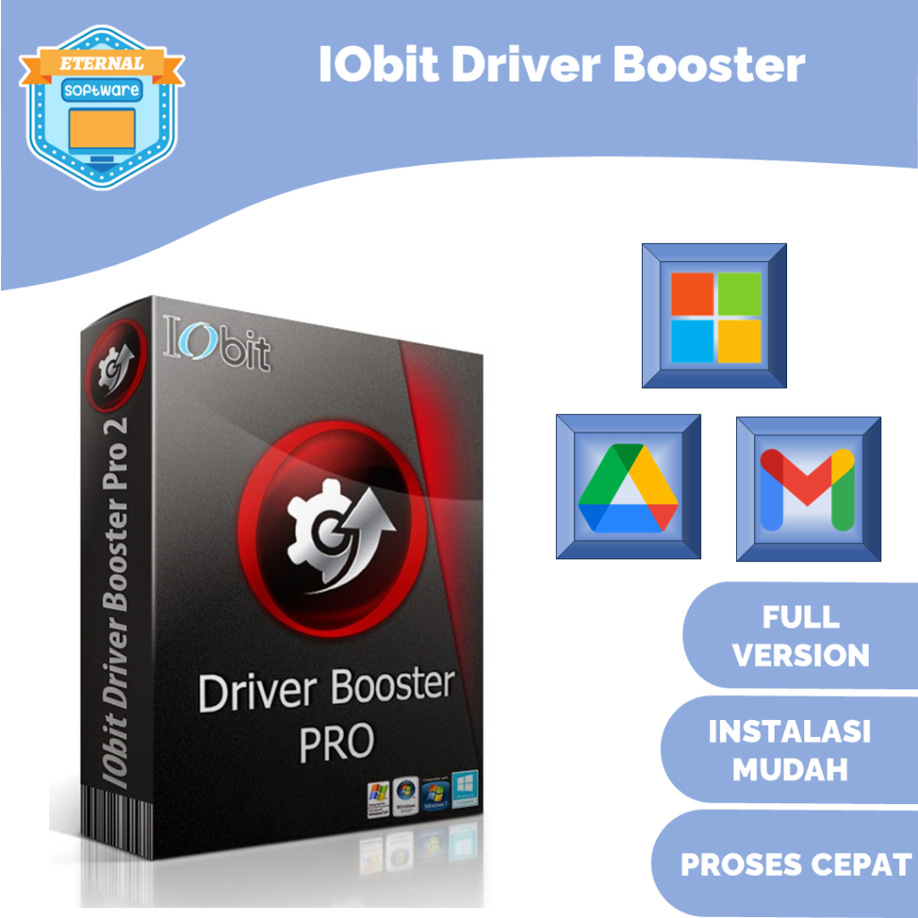 Jual IObit Driver Booster Pro 2023 Full Lifetime No Trial Permanen Full ...