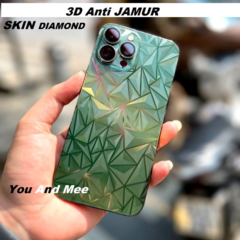 Jual 2024 !! 3D ANTI JAMUR Skin DIAMOND Sticker iPHONE 14 13 Pro Max 14 ...