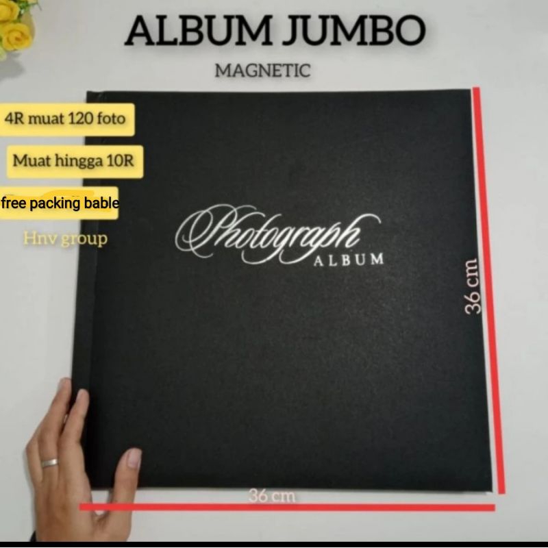 Jual Album foto magnetic JMB A4 JUMBO exlusif new COVER FOTOGRAFH 10SHEET | Shopee Indonesia